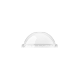 100 Chefpac Dome Lids with Hole | For Smoothie & Milkshake Cups